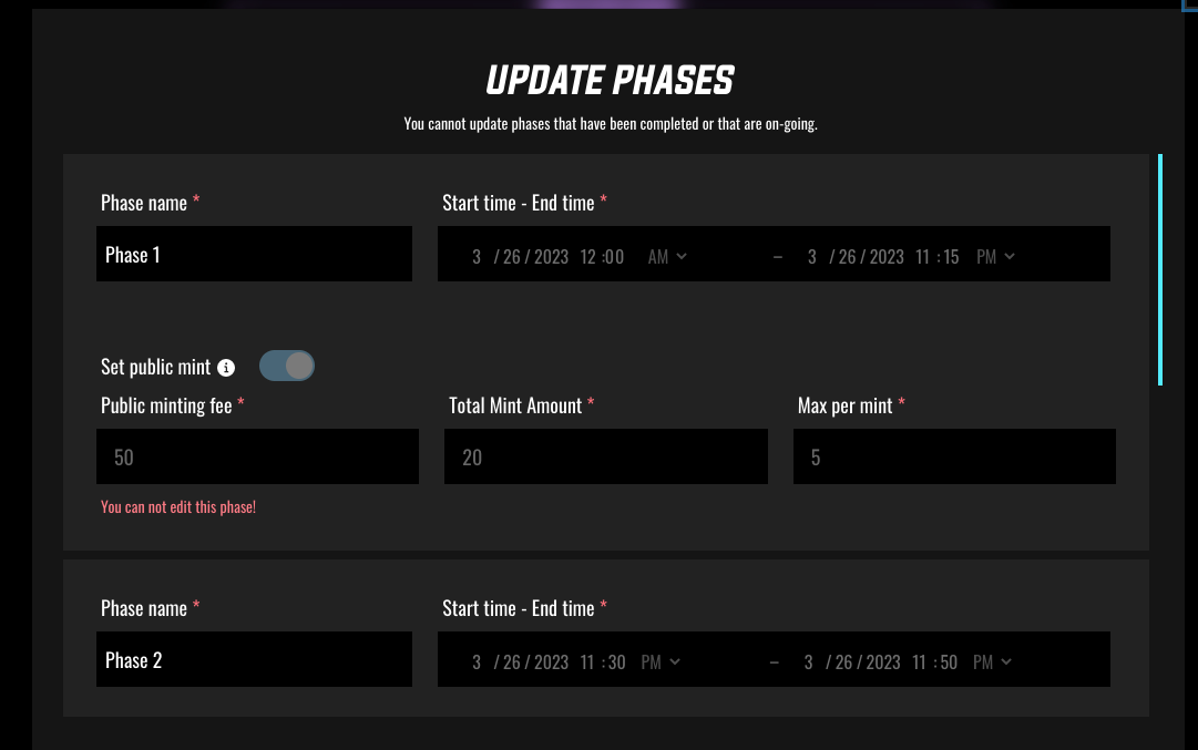 Internal: Thời gian 12:00AM bị nhầm nên phase 2 chạy trước phase 1 · Issue #260 · ArtZero-io ...
