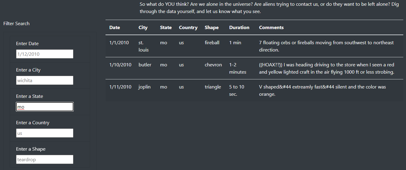 GitHub - razon7/UFO: Java script