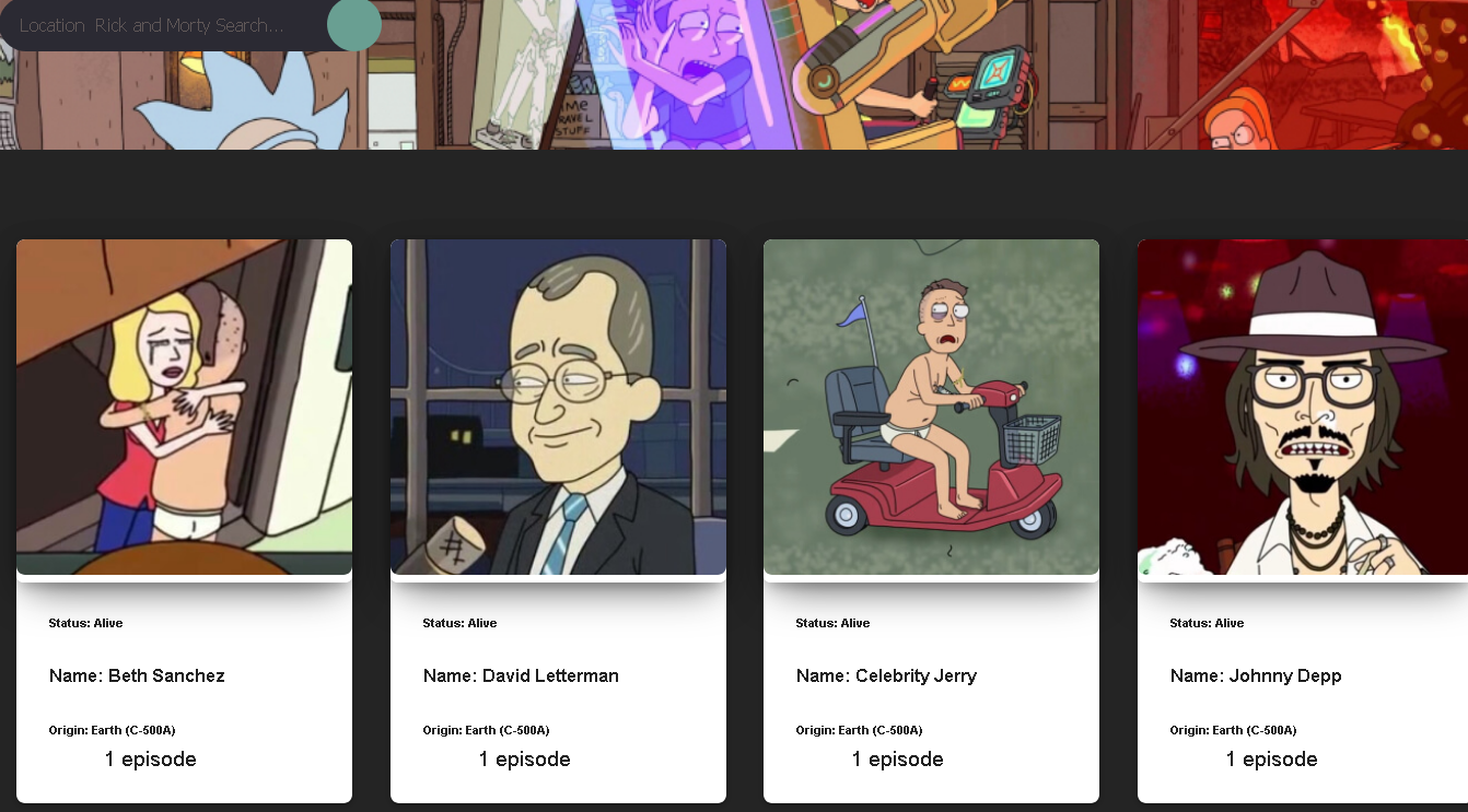 GitHub - CelsiusFullStack/celsius-react-rick-and-morty: uso de la api rick and morthy para ...