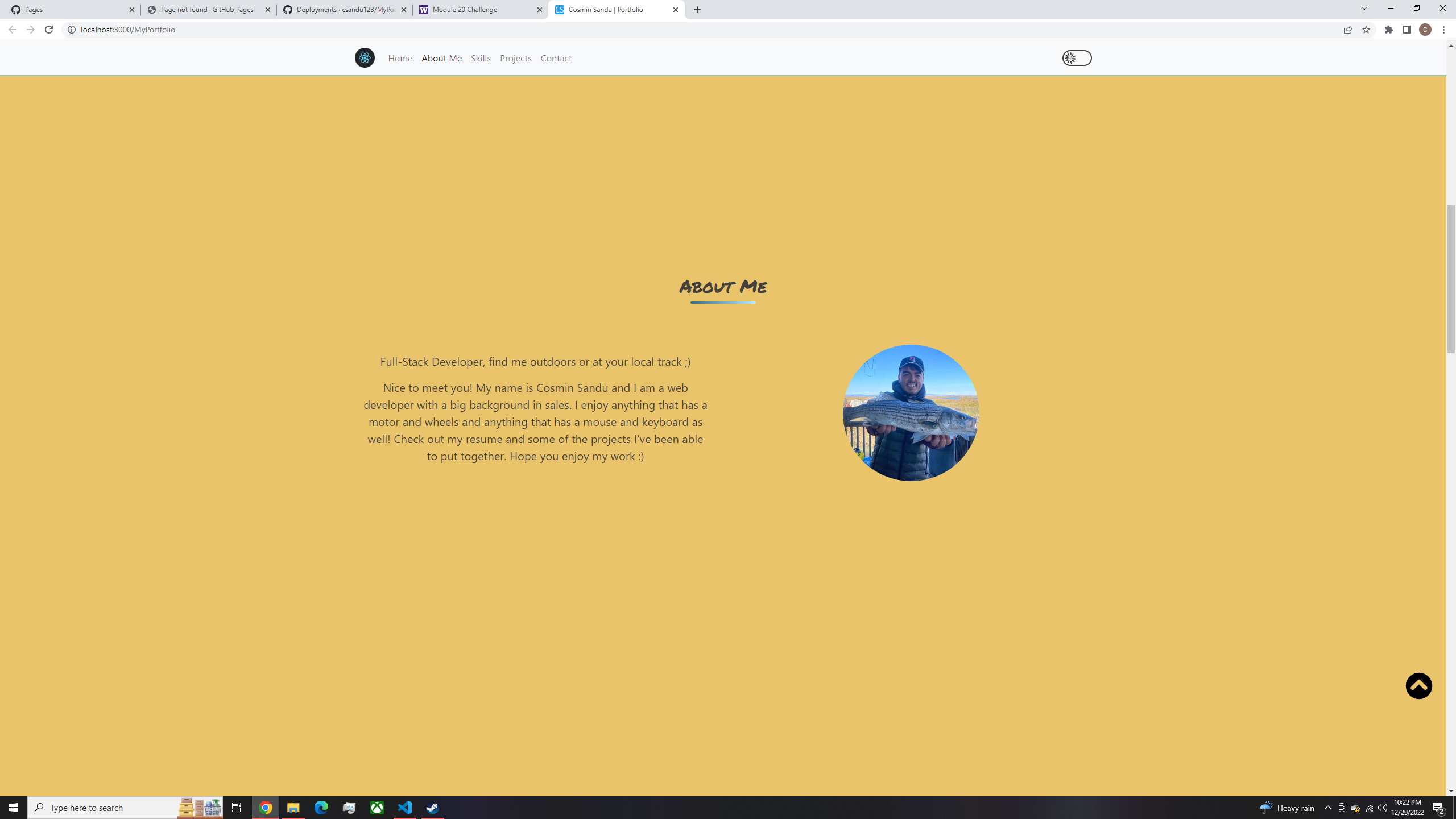 GitHub - csandu123/MyPortfolio