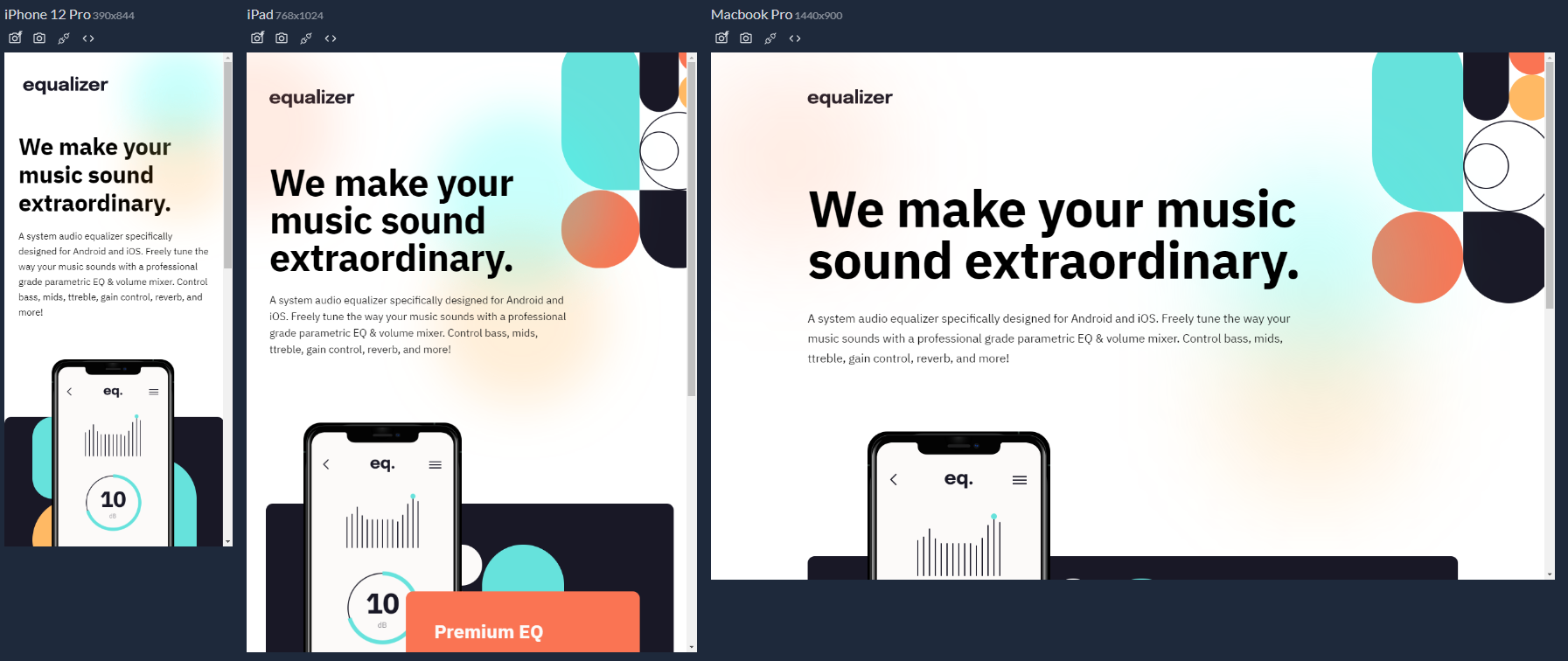 Github Rabbituz Equalizer Landing Page Equalizer Landing Page Solution