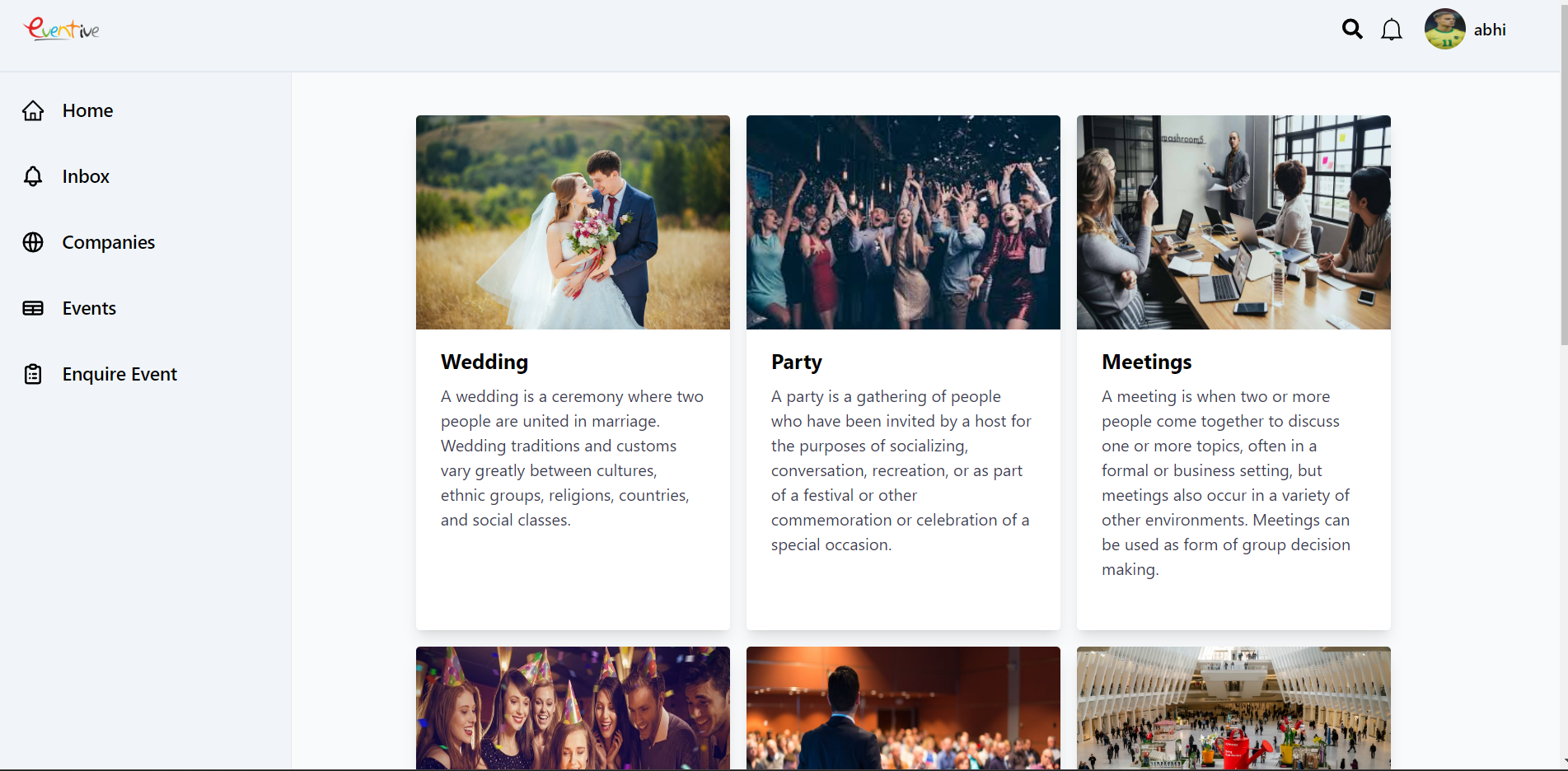 GitHub - Beffinyohannan/eventive-project