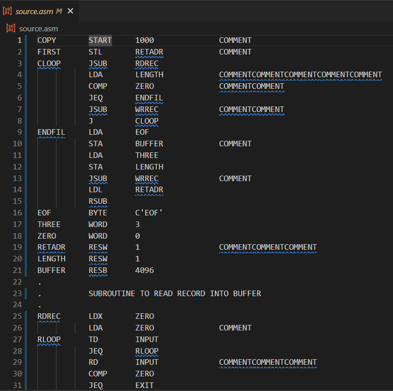 GitHub - Mahmoud-Hijjeh/SIC-Assembler: The project is a simulation of the assembler of the SIC ...