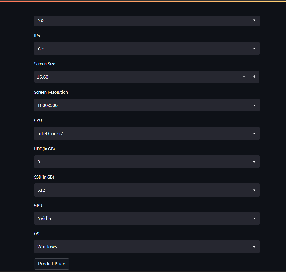 GitHub - PS69/laptop-price-predictor