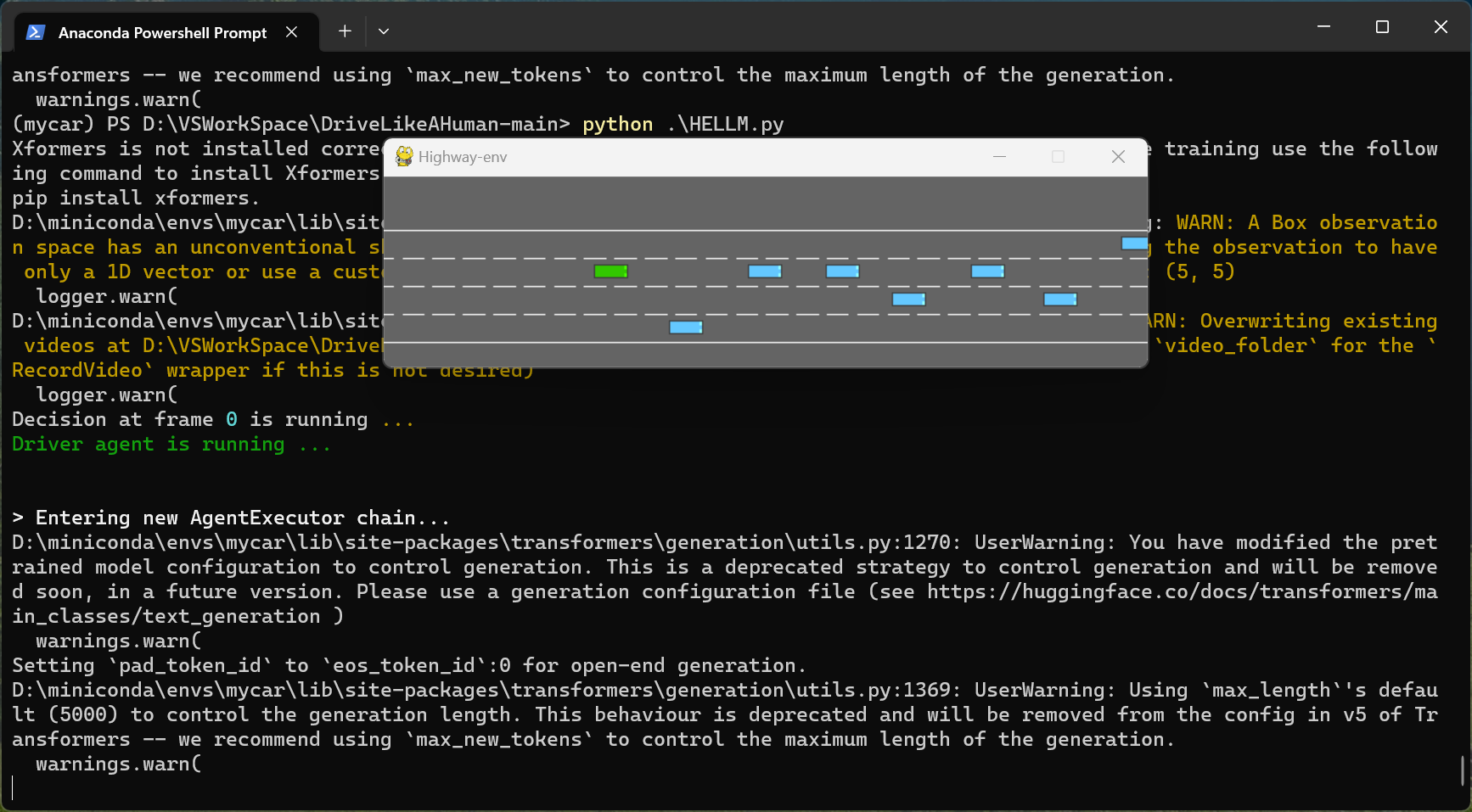 我用的自己的模型，模型跑起来了，但是一直不动 · Issue #9 · PJLab-ADG/DriveLikeAHuman · GitHub