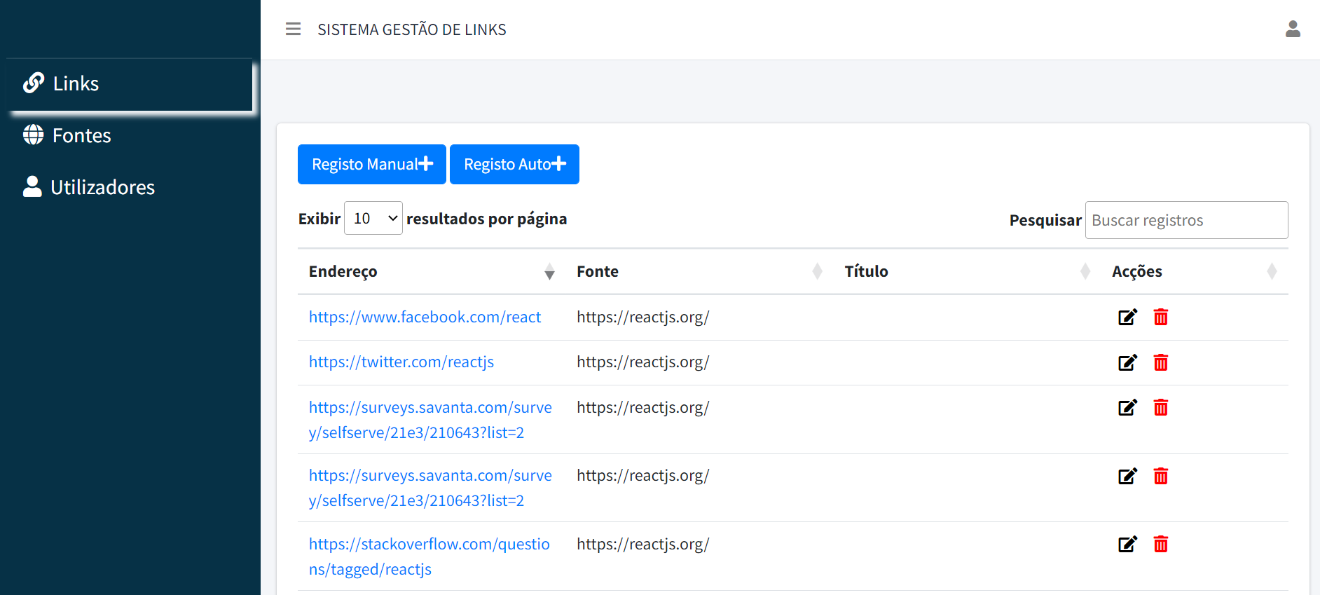GitHub - LiquorMad/sgl: Sistema de Gestão de Links