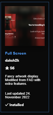 [Bug]: It is not showing the fullscreen icon in the bottom right any more. · Issue #38 · daksh2k ...