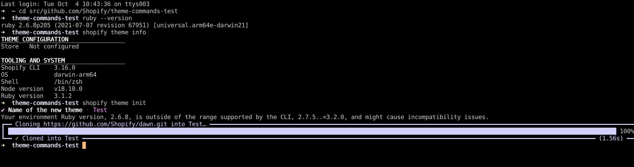 [BugHunt]: The CLI is calling Ruby commands with the wrong Ruby version · Issue #569 · Shopify ...