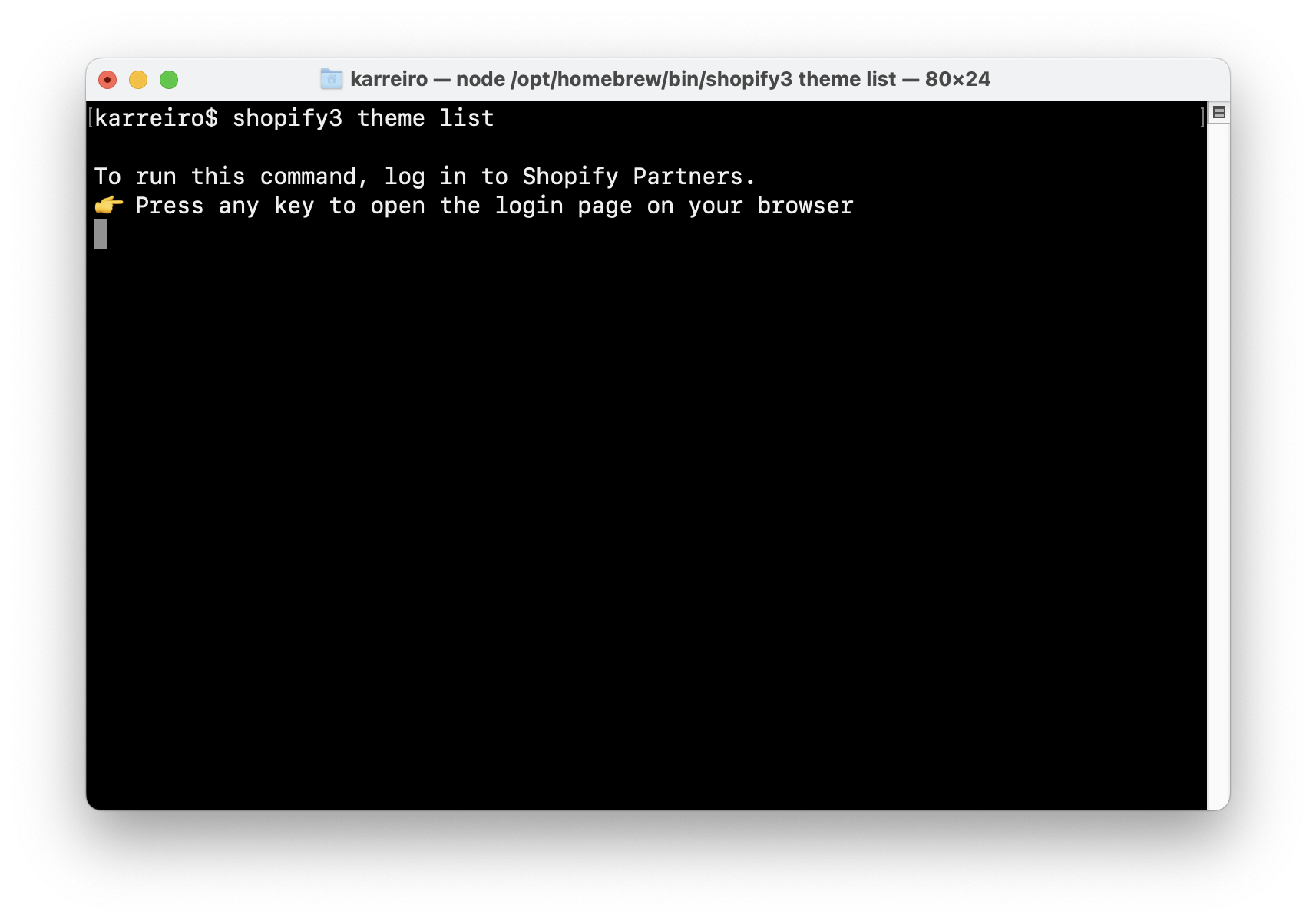 [Bug]: Theme development doesn't require a Partners account, but the login message suggests it ...