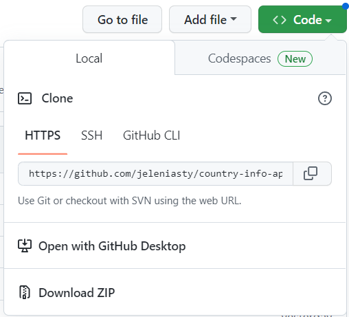 GitHub - jeleniasty/country-info-app: Simple application using two REST APIs