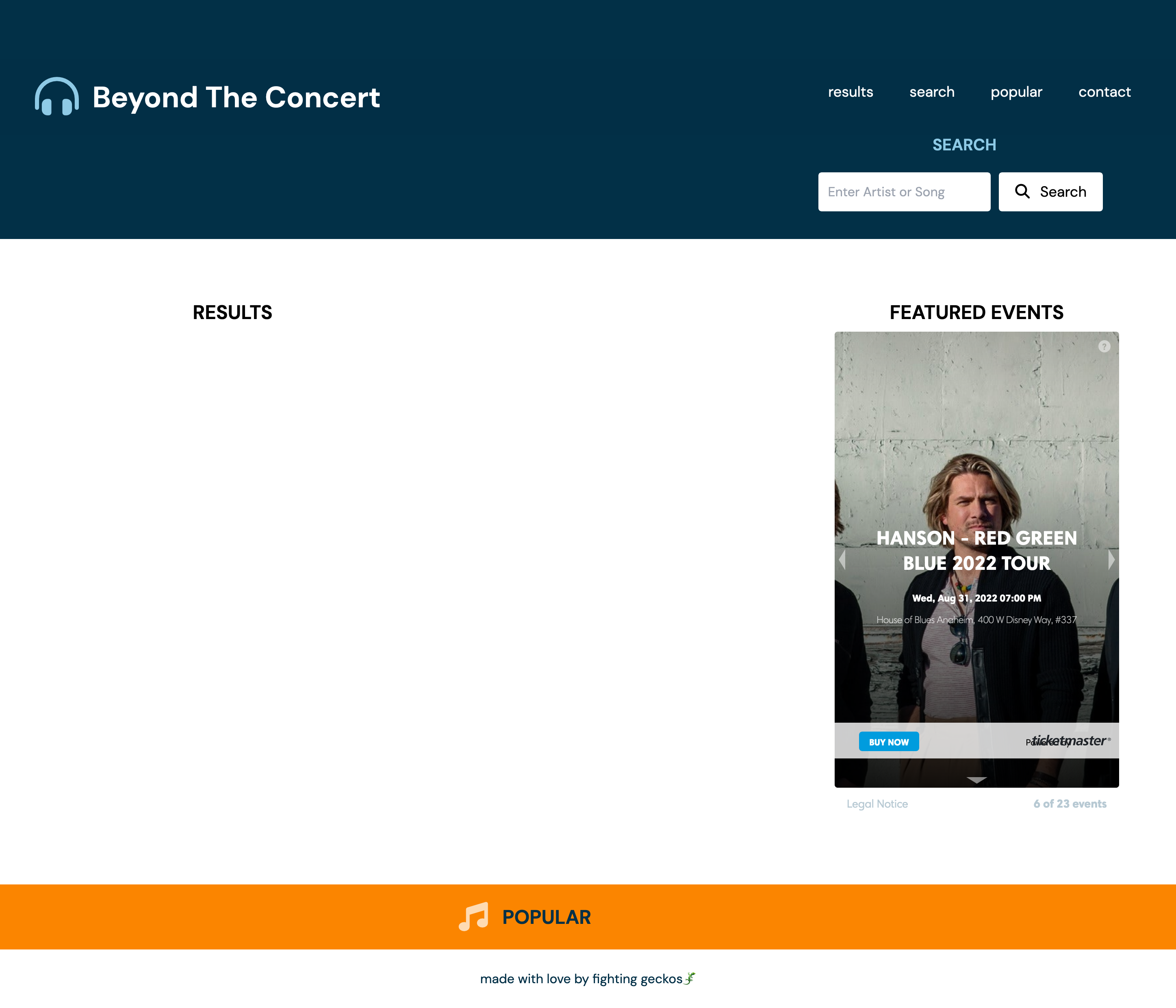 GitHub - DaneCronin/Beyond-The-Concert