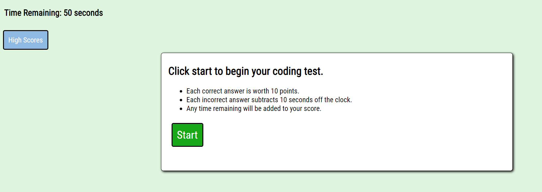 GitHub - michaelavarberg/coding-quiz