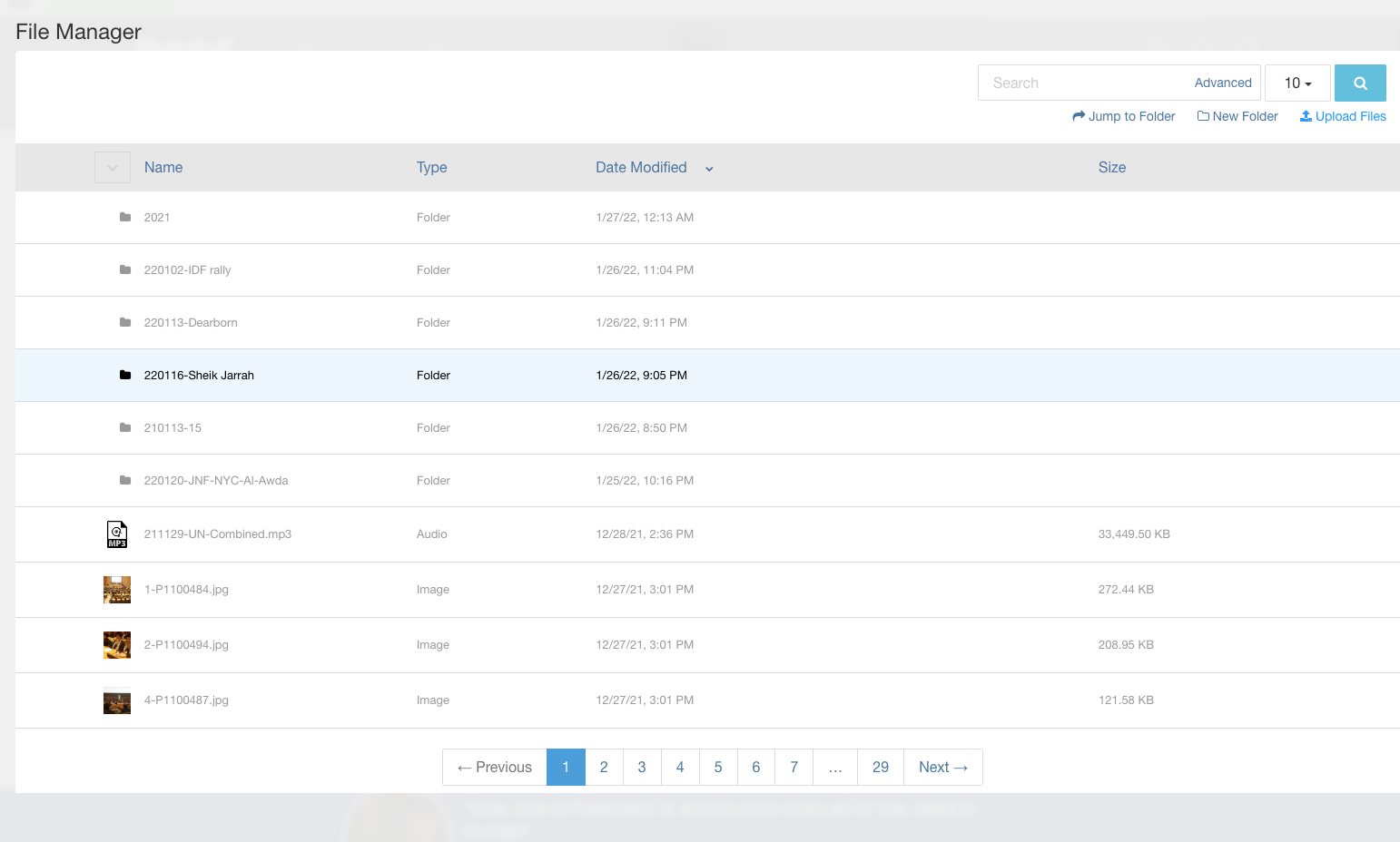 V9 - File Selector dialog missing previous useful information · Issue #10287 · concretecms ...