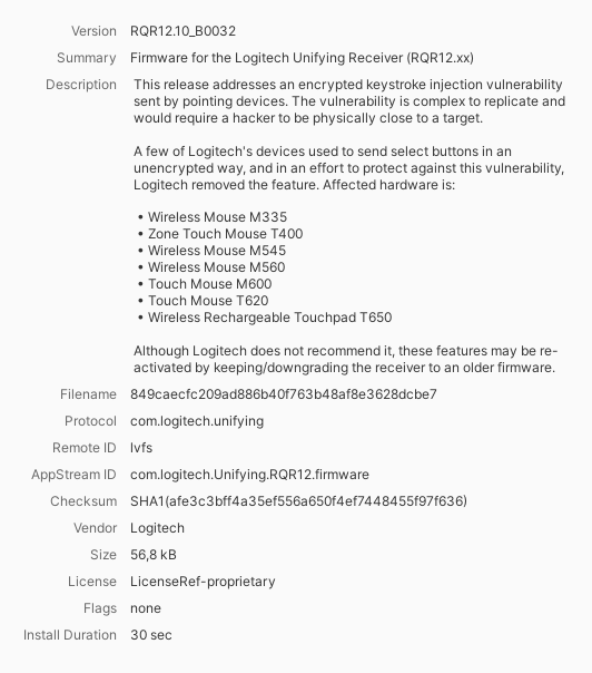 Add detail page for firmware releases · Issue #172 · elementary/switchboard-plug-about · GitHub