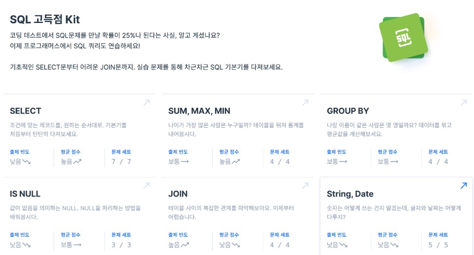 GitHub - sk4cks/ProgrammersSQL: 프로그래머스 SQL 문제풀이