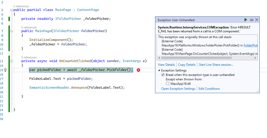 Add Folder Dialog · Issue 5969 · Dotnetmaui · Github
