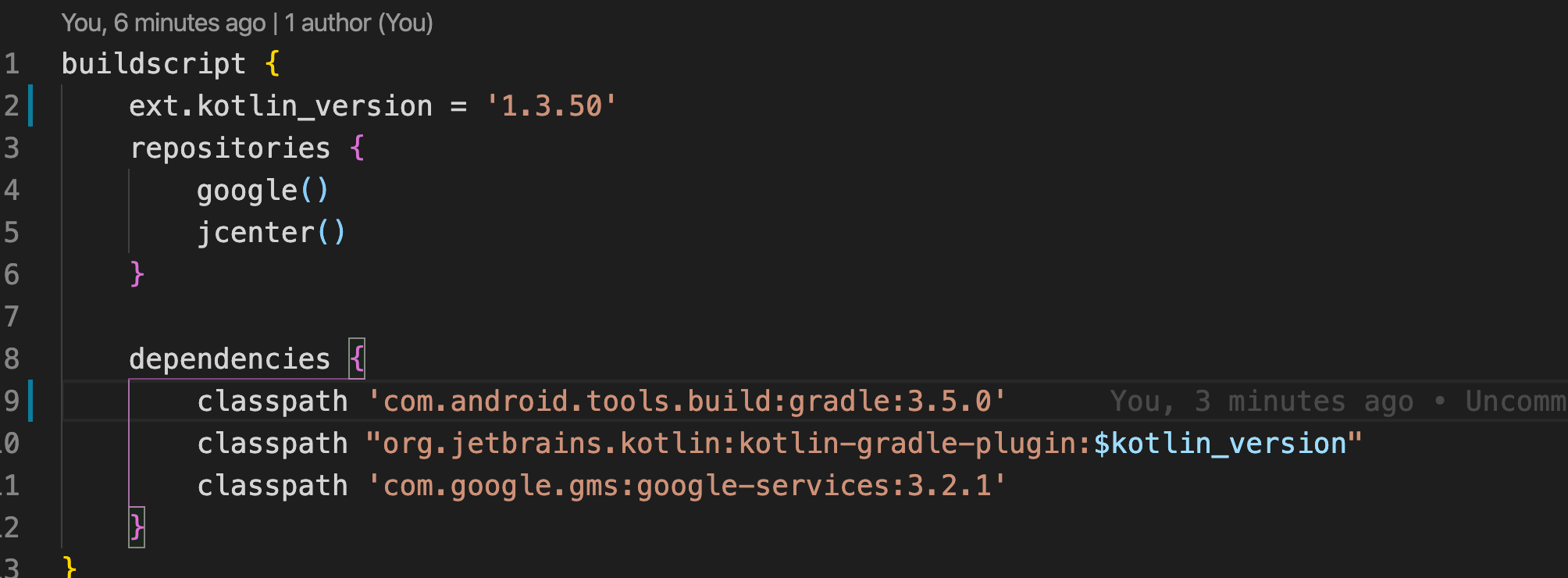 Android dependency 'androidx.core:core' has different version for the compile (1.0.0) and ...