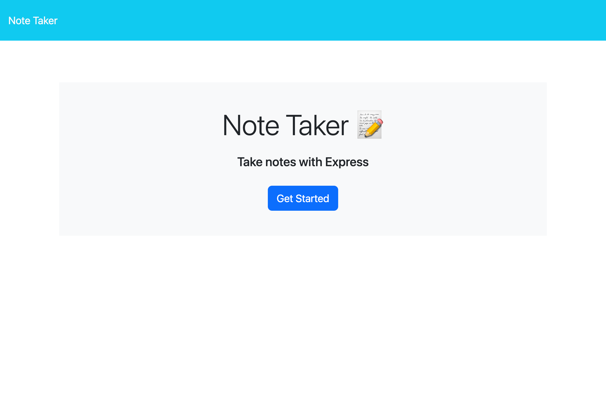 GitHub - TMortara/Note-Taker