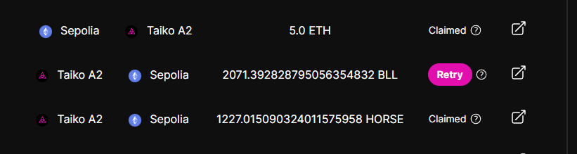 fix: "Retry" When Bridge BLL · Issue #13585 · taikoxyz/taiko-mono · GitHub
