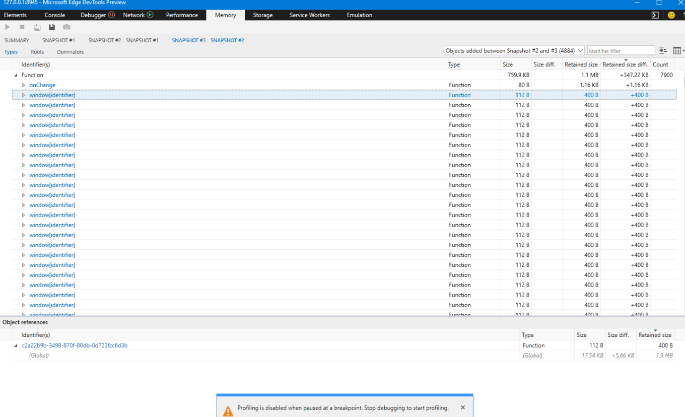 Memory Leak in renderer process when regularly emitting events from Rust -> js · Issue #852 ...