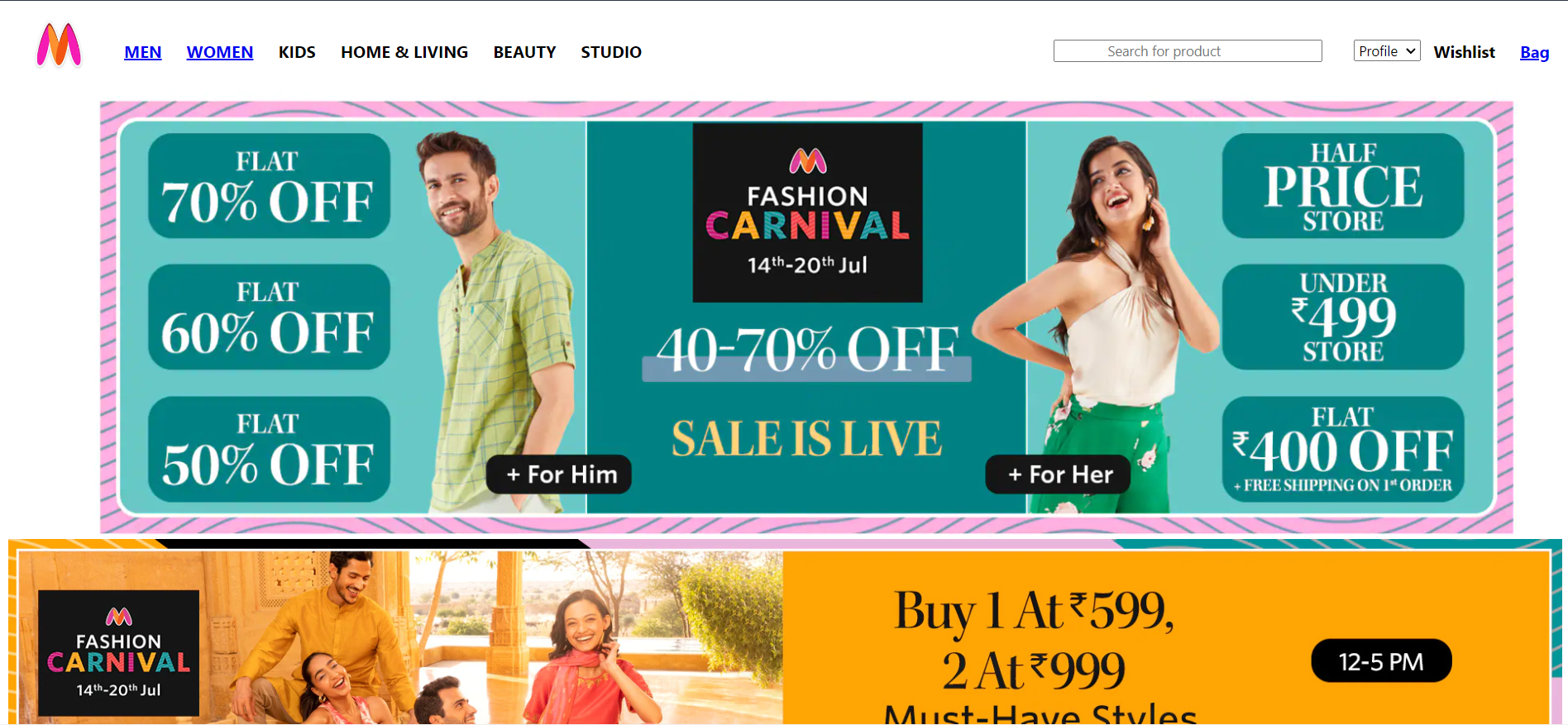 GitHub - PranayJadhao/Myntra-Clone: Myntra is a e-commerce website ...