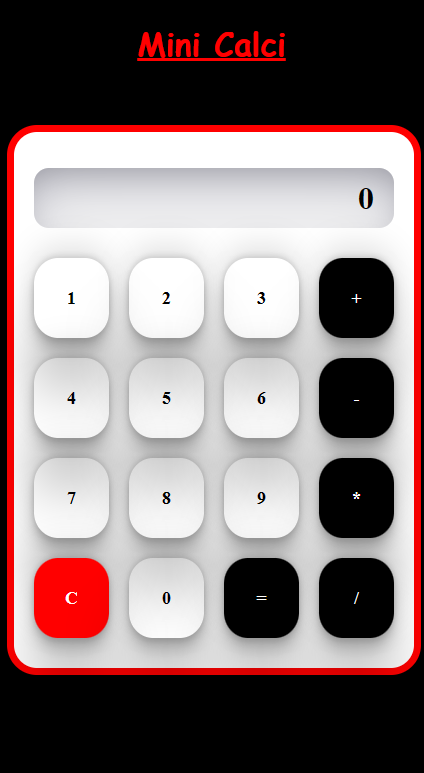 GitHub - Mr-Sharma17/Mini-Calci: a calculator with basic functionalities.