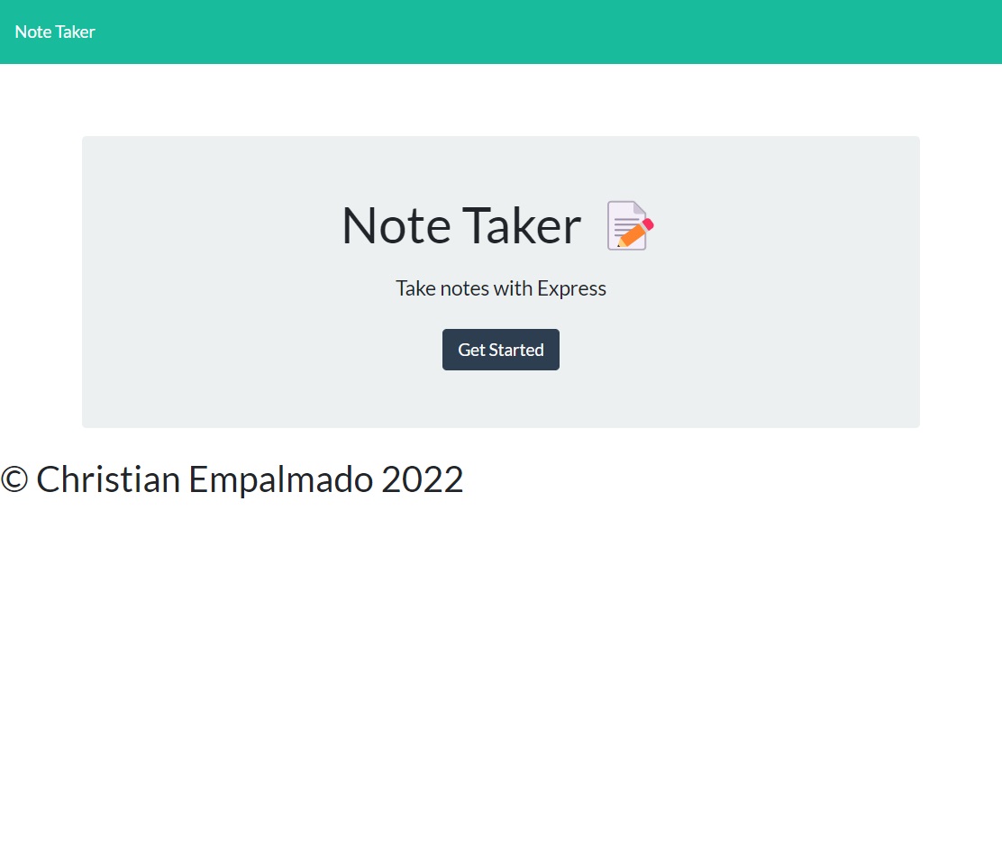 GitHub - cmempalmado/11-Note-Taker
