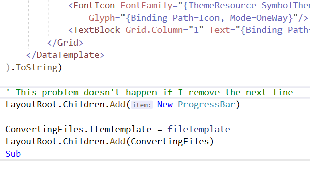 ProgressBar causes exception in WinUI App for UWP with Project Reunion ...