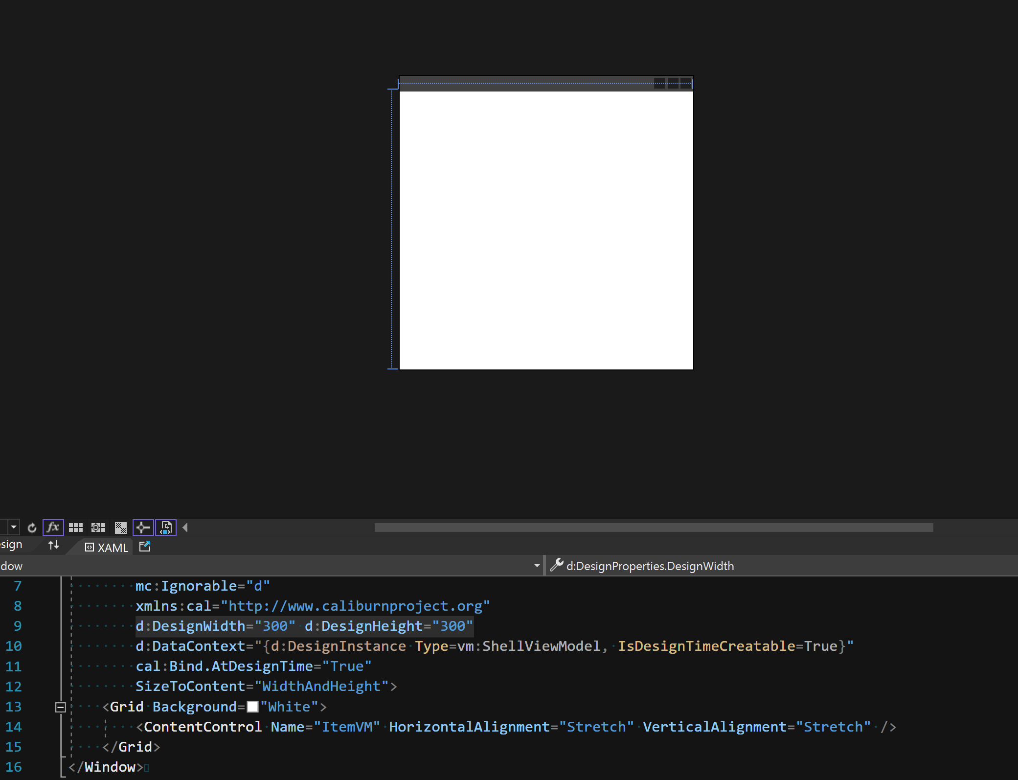 How To Have Design Time Support For Nested View Models In Caliburn Micro · Issue 214