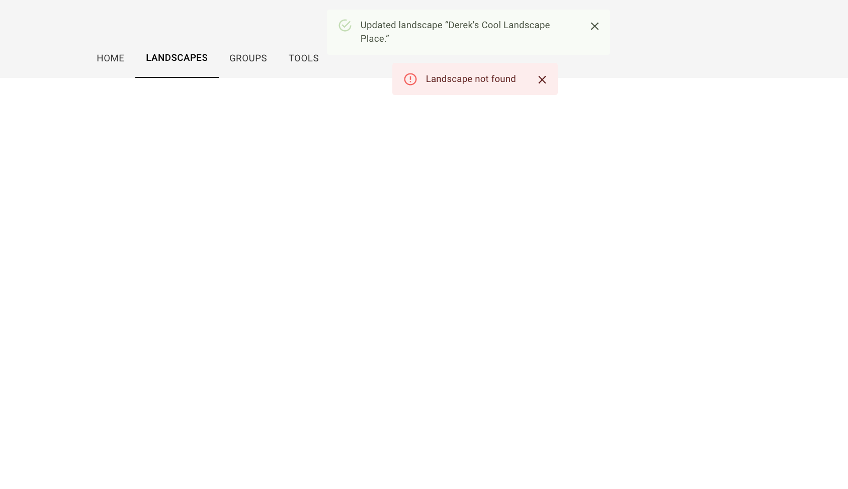 Upon updating landscape name, landscape page goes blank · Issue #368 · techmatters/terraso-web ...