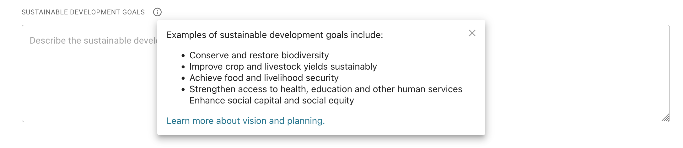 Insert new line in Landscape Strategy helper texts · Issue #650 ...