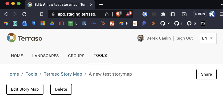 Story Maps: Browser tab reads "Terraso Home" instead of Story Maps · Issue #801 · techmatters ...