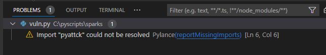 pyattck could not be resolved · Issue #3360 · microsoft/pylance-release ...