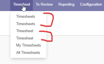 Duplicated menu in spanish in hr_timesheet_sheet · Issue #548 · OCA/timesheet · GitHub