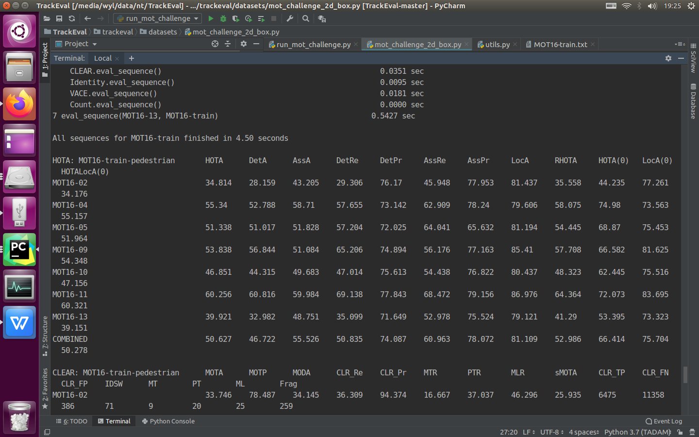 Cannot reproduce MOT16 results · Issue #612 · mikel-brostrom/boxmot · GitHub