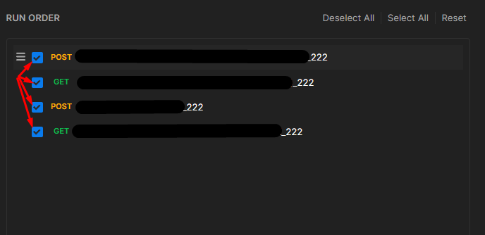 Runner requests range selection (shift+click) · Issue #11774 · postmanlabs/postman-app-support ...