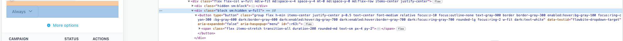 Unable to change color of Dropdown parent button · Issue #911 · themesberg/flowbite-react · GitHub