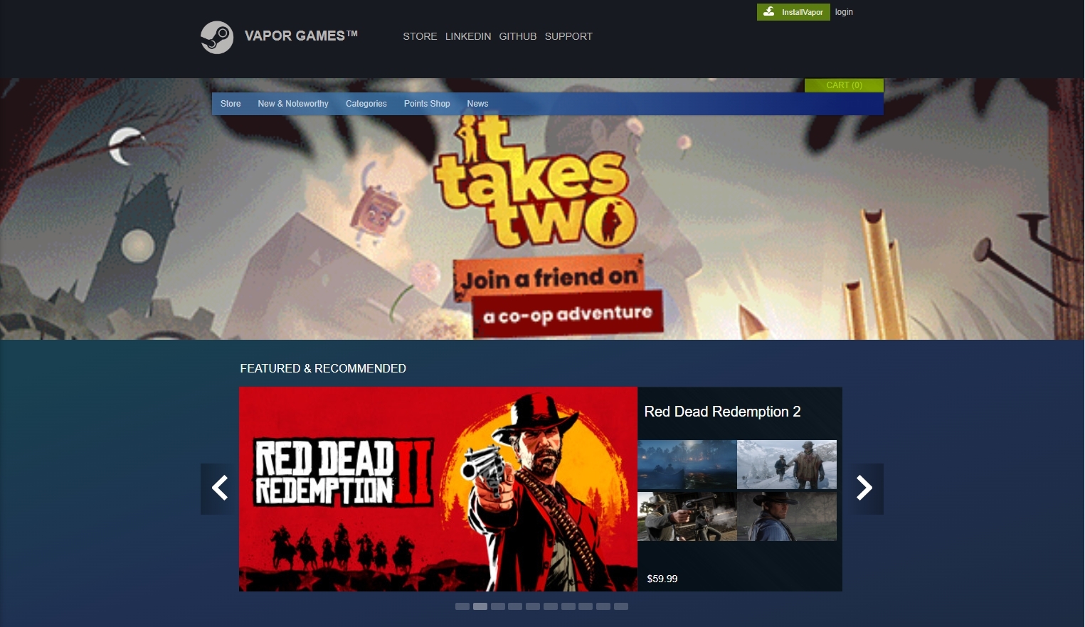 GitHub - Christian-815/Vapor-Games-a-Steam-Clone