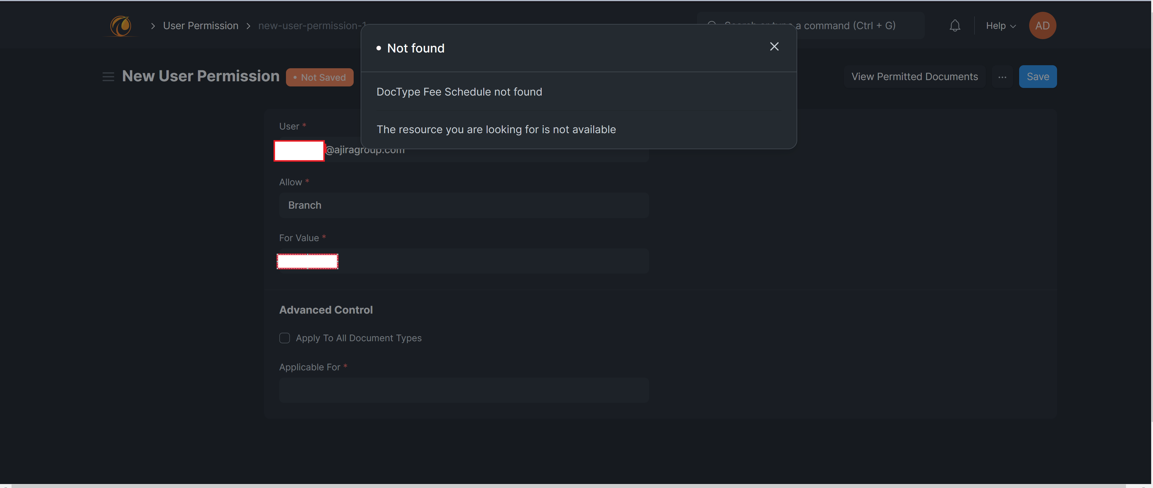 Doctype Fee schedule not found · Issue #19249 · frappe/frappe · GitHub