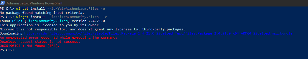 Submit To Winget As A Part Of Ci · Issue 12099 · Files Communityfiles · Github