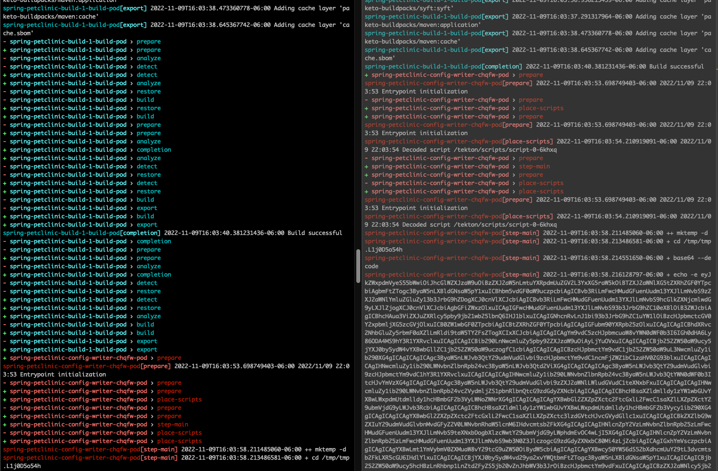 fixes Tail output for init container being displayed extra by shaheerkootteeri · Pull Request ...