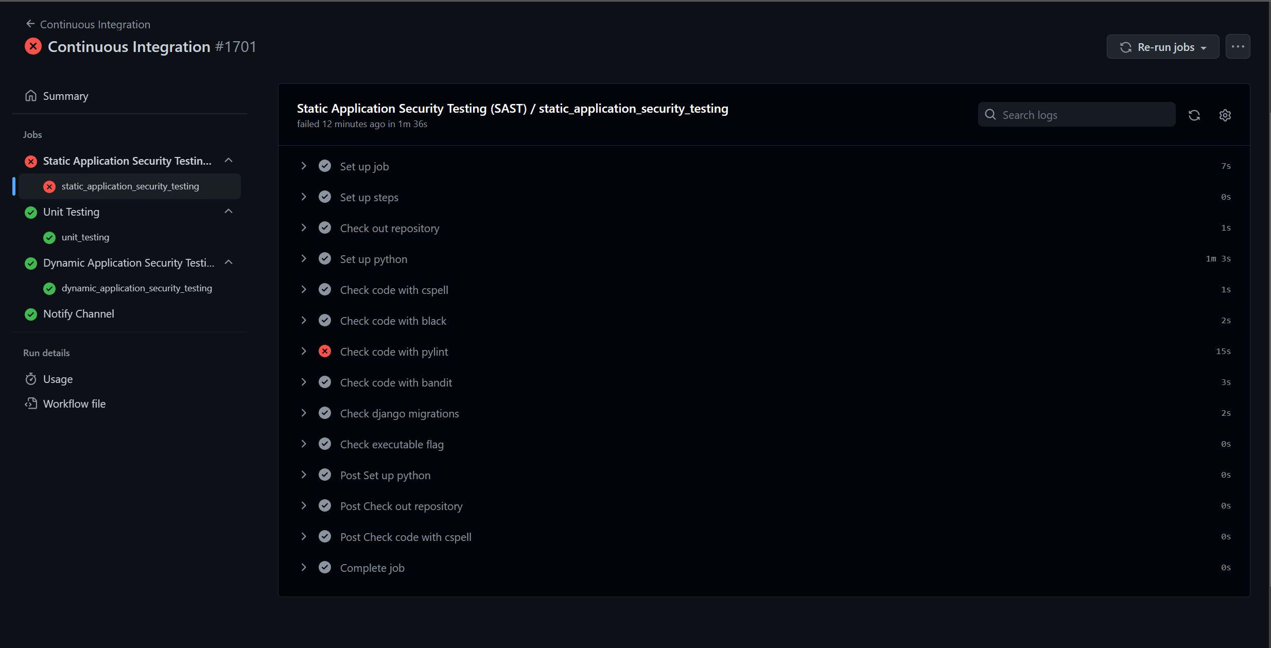 `suppress_push_for_open_pull_request` triggers warning if there are no open pull requests with ...