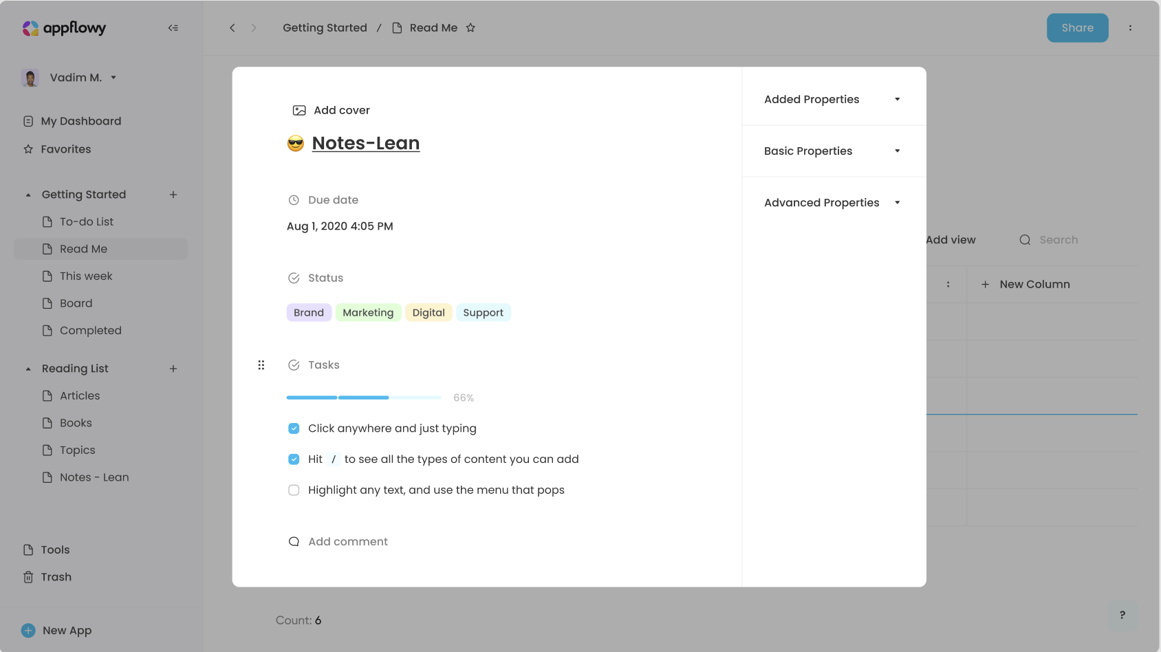 [FR] Support Card Detail in Board and Grid · Issue #2426 · AppFlowy-IO/AppFlowy · GitHub
