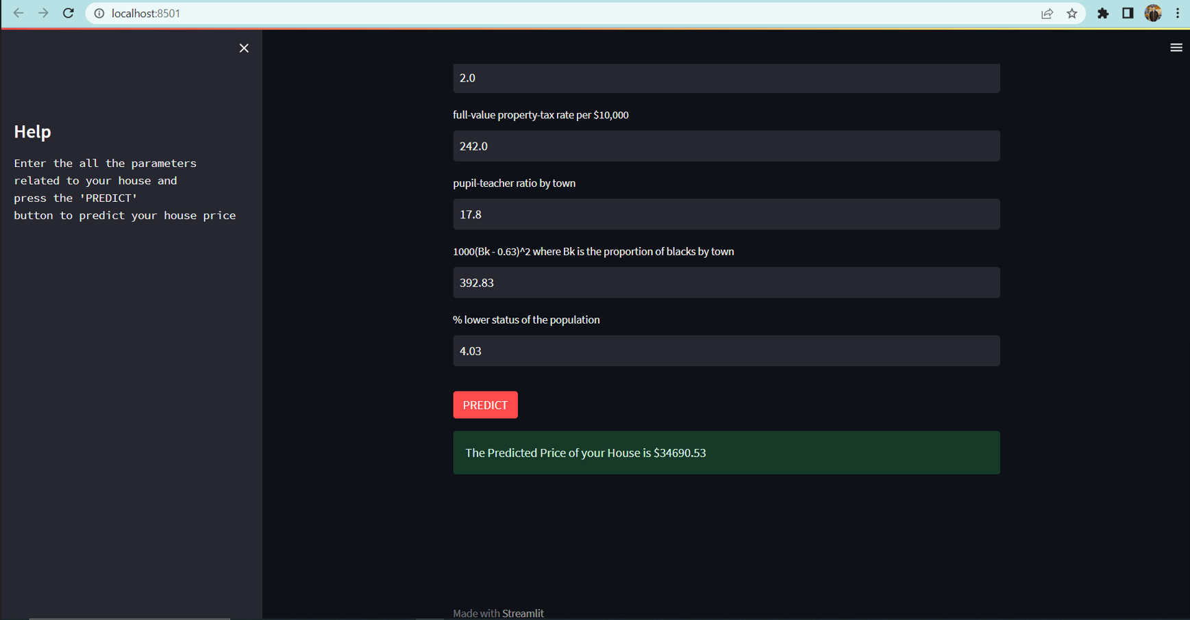 GitHub - bishram-acharya/HousePricePredictor