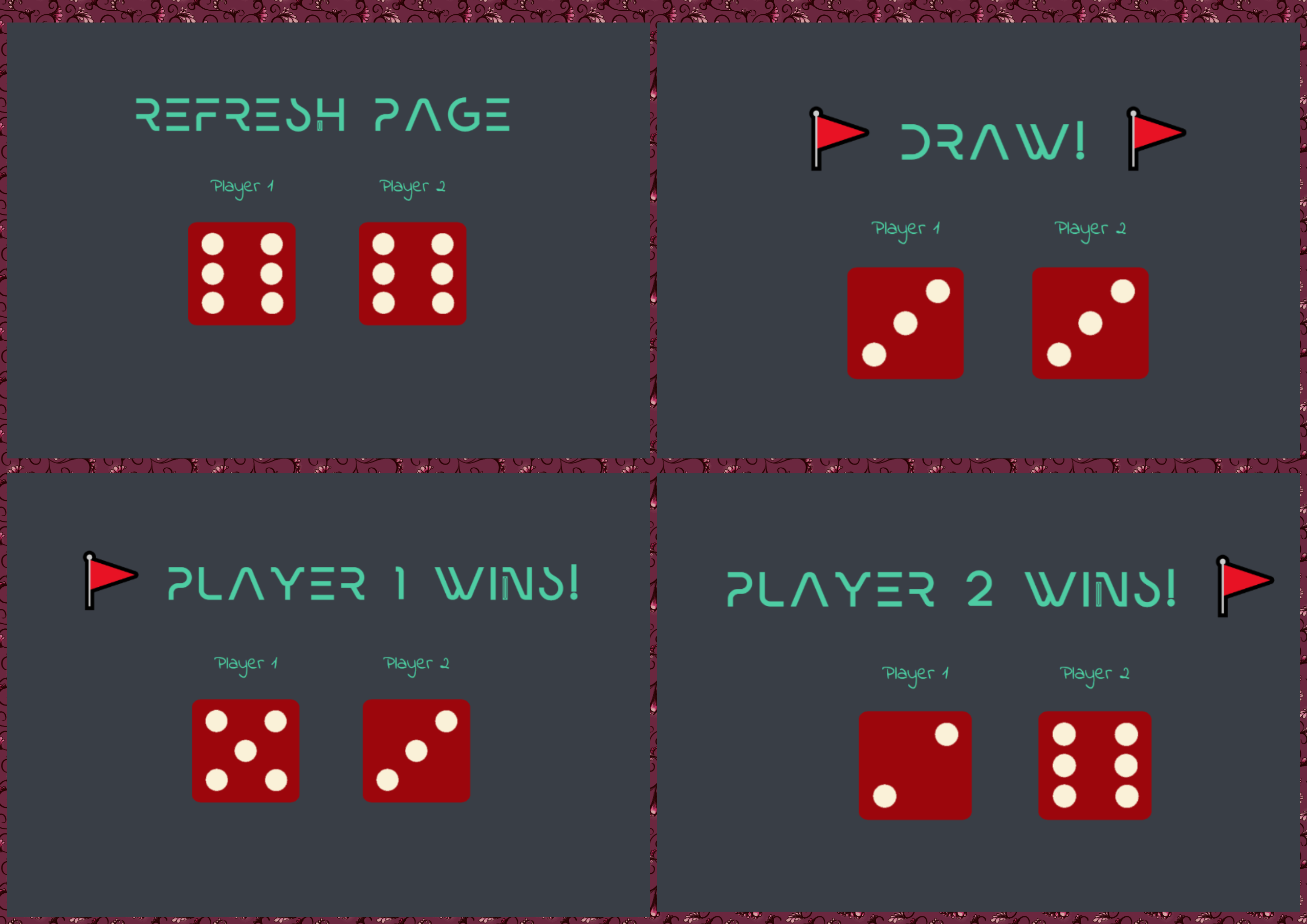 GitHub - AlbertZayn/Dice-game-beta: Refresh the page and play!