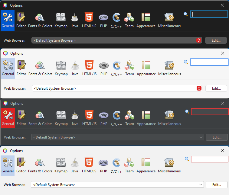 Minor Inconsistencies With Flatlaf Look And Feels · Issue 5461 · Apache Netbeans · Github