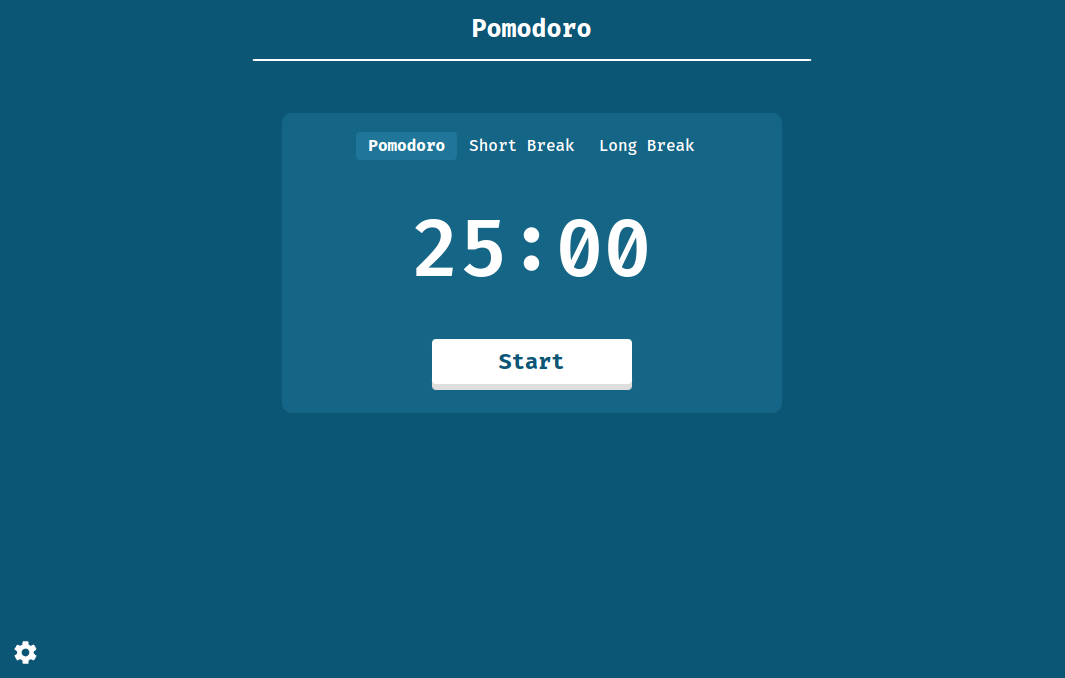 Github Opedrofranca Pomodoro O Projeto Pomodoro é Uma Aplicação Front End Criado Sozinho Por