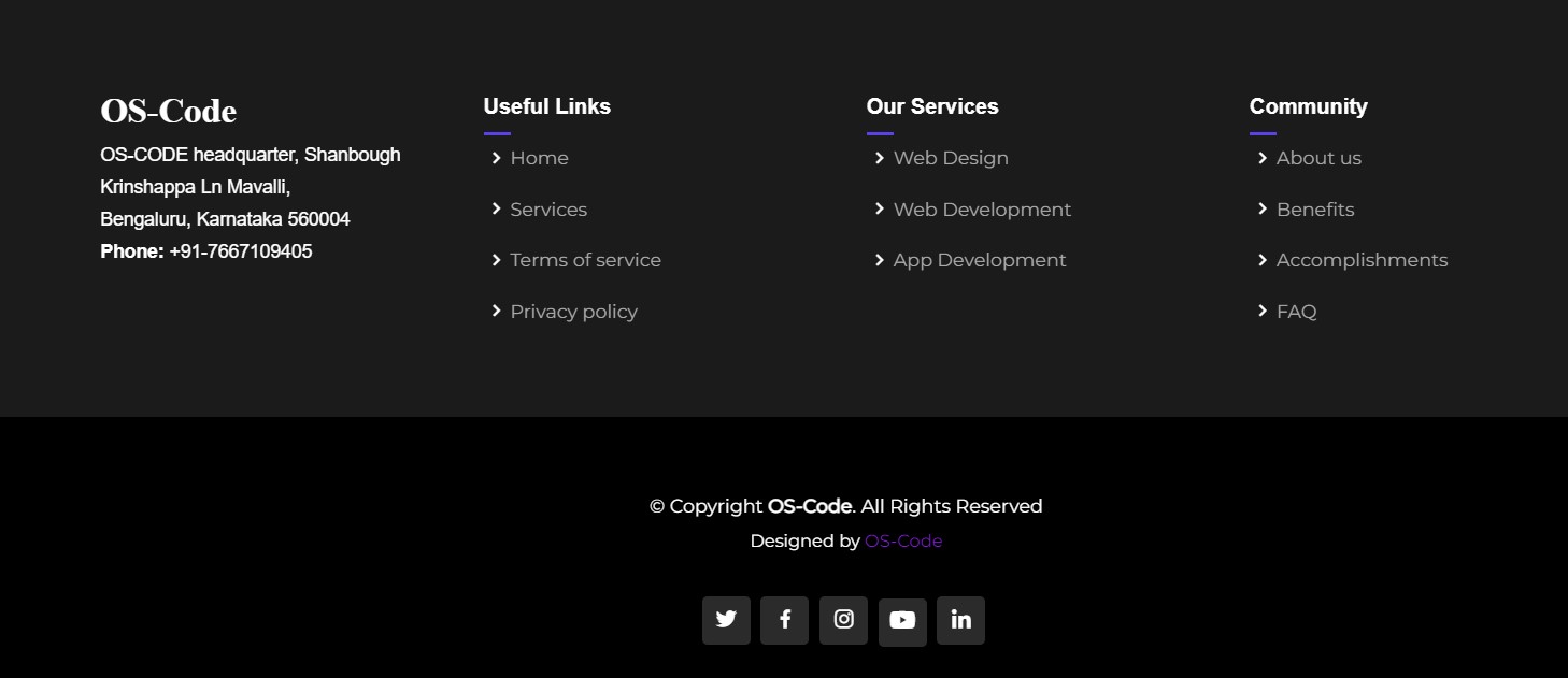 Footer In Home And Events Page Is Different Gssoc23 · Issue 235