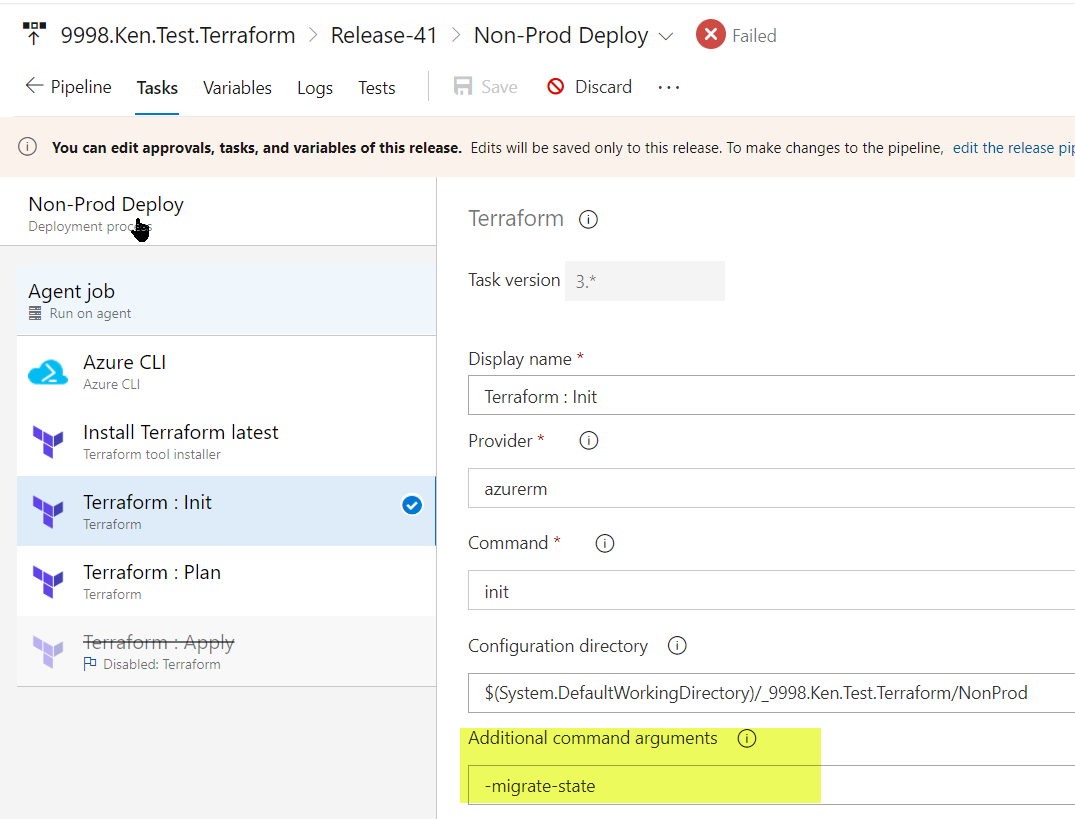Terraform : Init error building ARM Config: obtain subscription() from Azure CLI · Issue #88 ...
