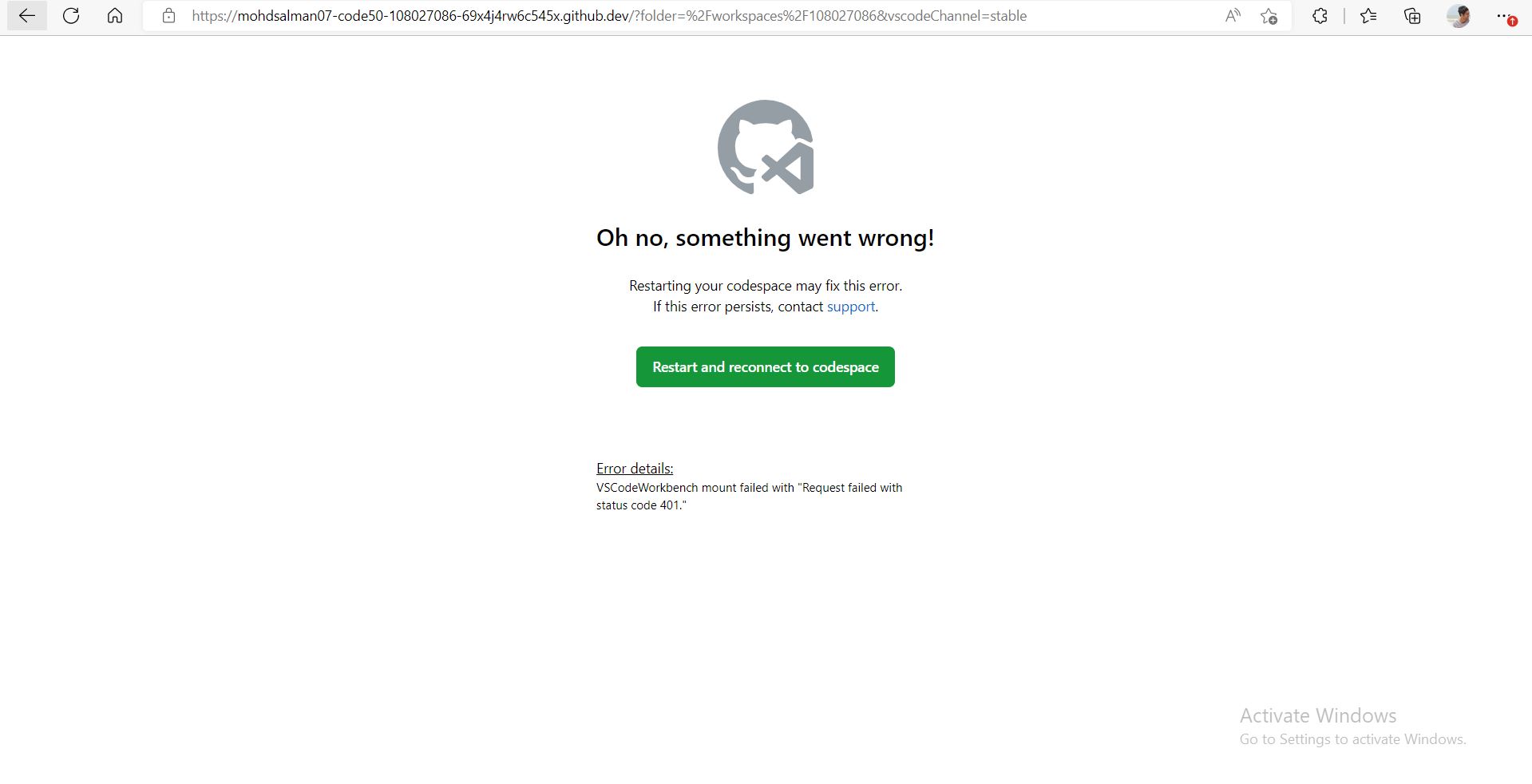 Cant login to VS code · community · Discussion #27323 · GitHub